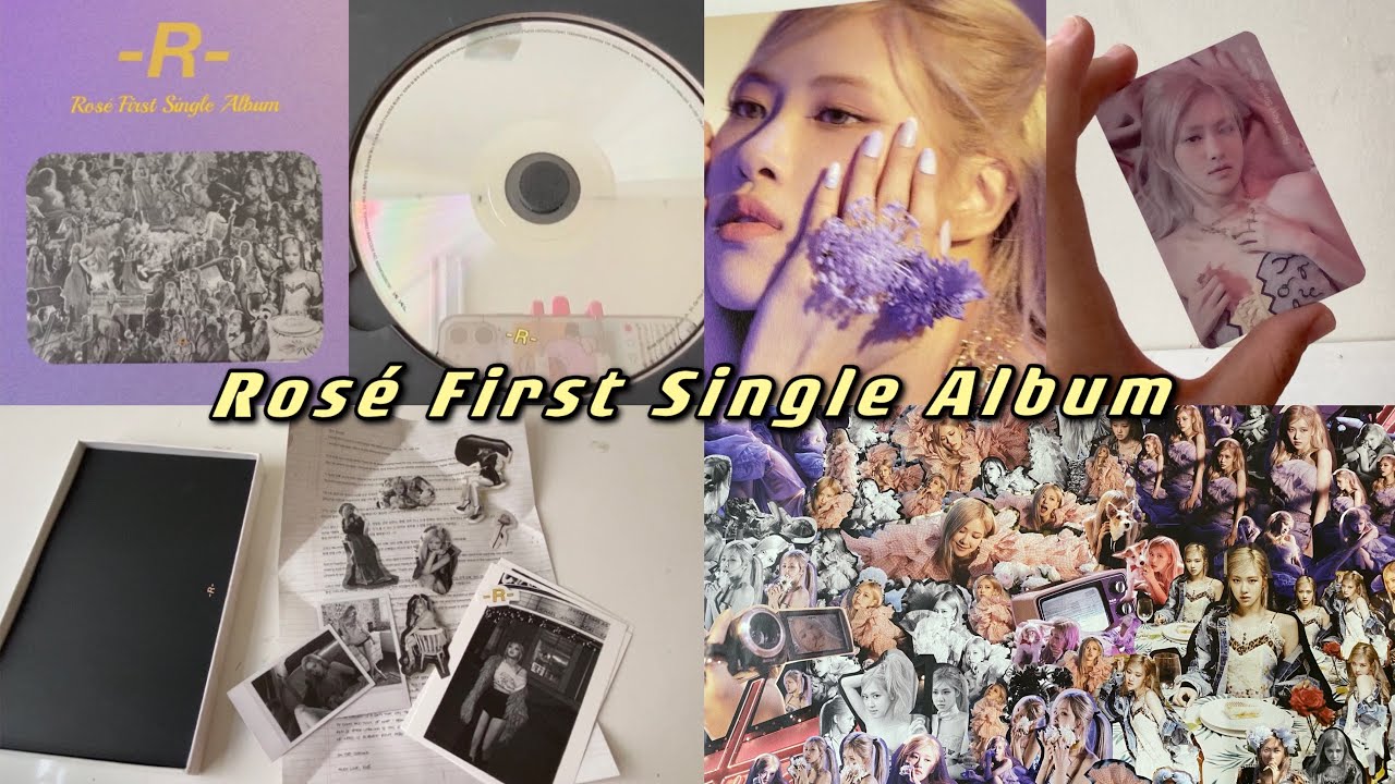 專輯開箱 Rosé First Single Album|請看看資訊欄呦‼️|Love U💕 《Album Uboxing#1-1 ...