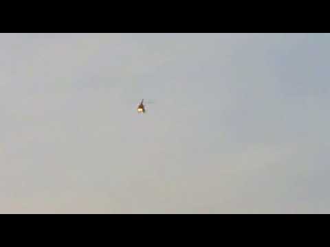 Helicopter Eurocoptor Landing on Ensco 92 East Irish Sea - YouTube