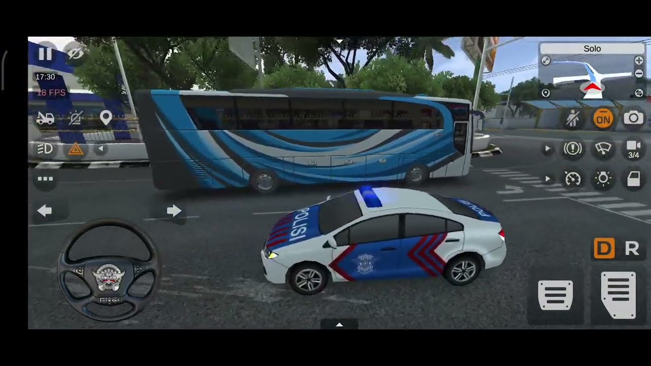 [ Tour mode ] driving tourist bus - employee tour | Bus simulator ...