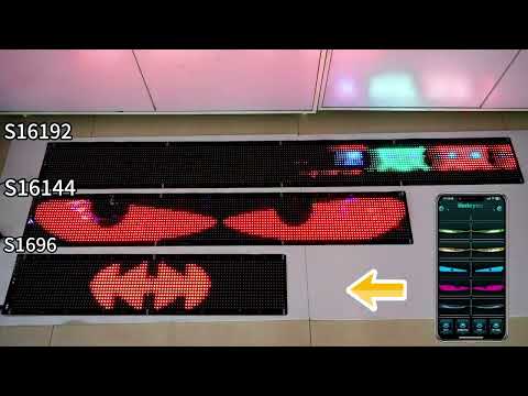 Programmable flex led display for truck bus and car with different ...