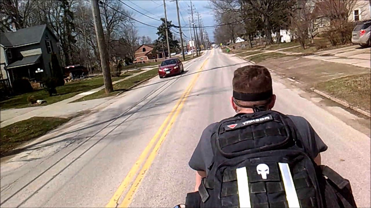 Cyclists Impede Traffic - YouTube
