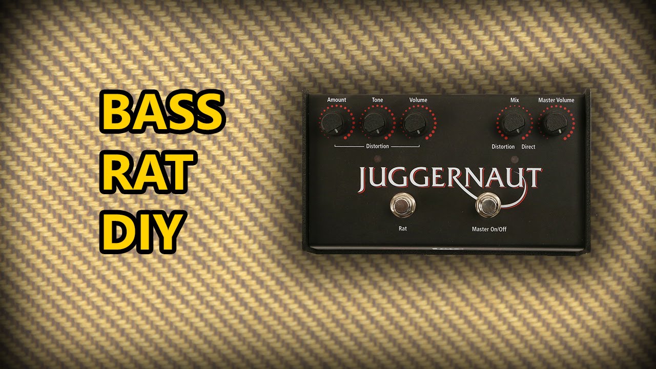 DIY StompBox-19. Bass RAT juggernaut. - YouTube