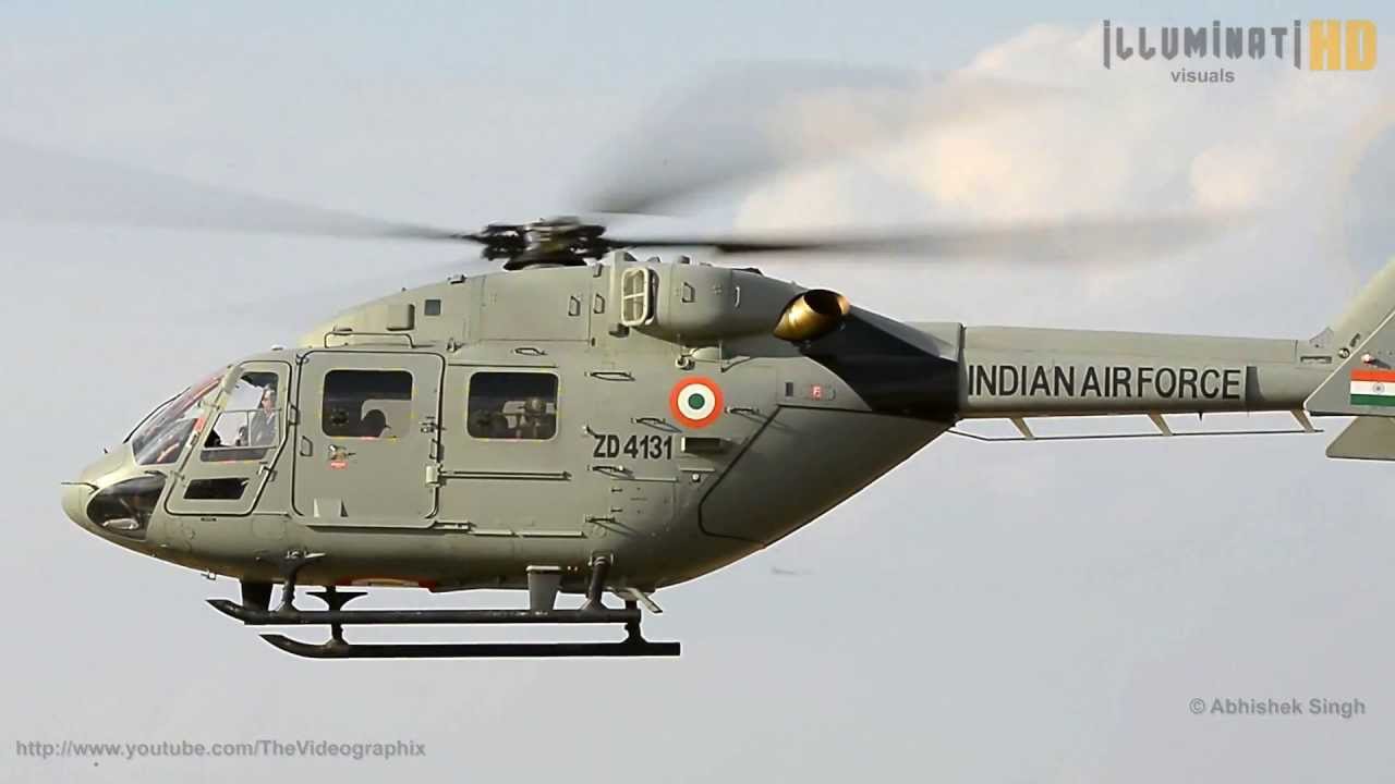 Indian Air Force ALH Dhruv Upclose Video - YouTube