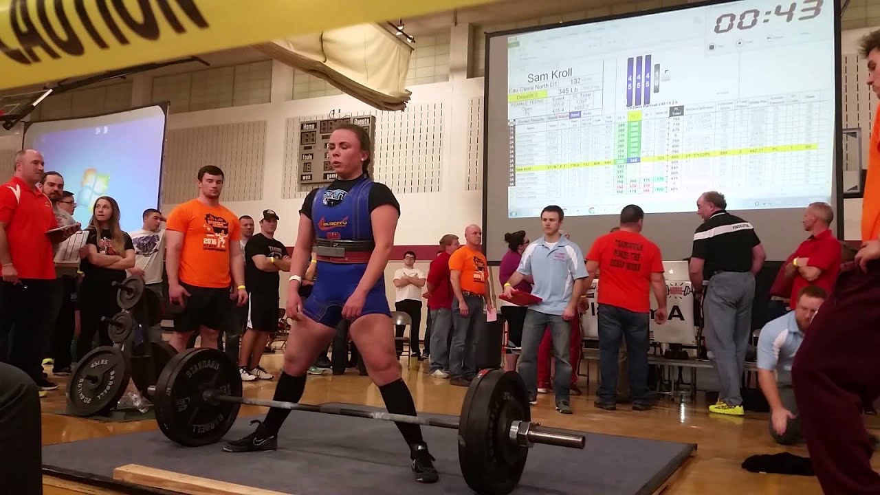 2016 WHSPA State Meet- Deadlift 2 - YouTube