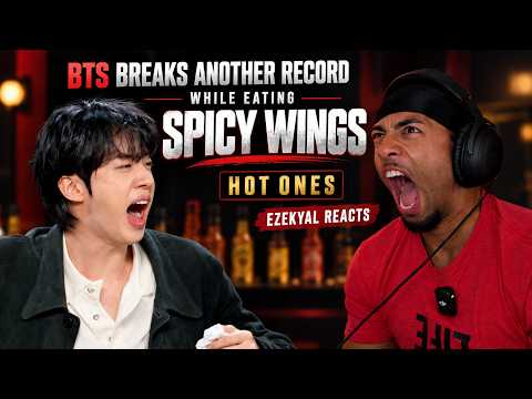 Ezekyal reacts to BTS Breaks Another Record While Eating Spicy Wings | Hot Ones