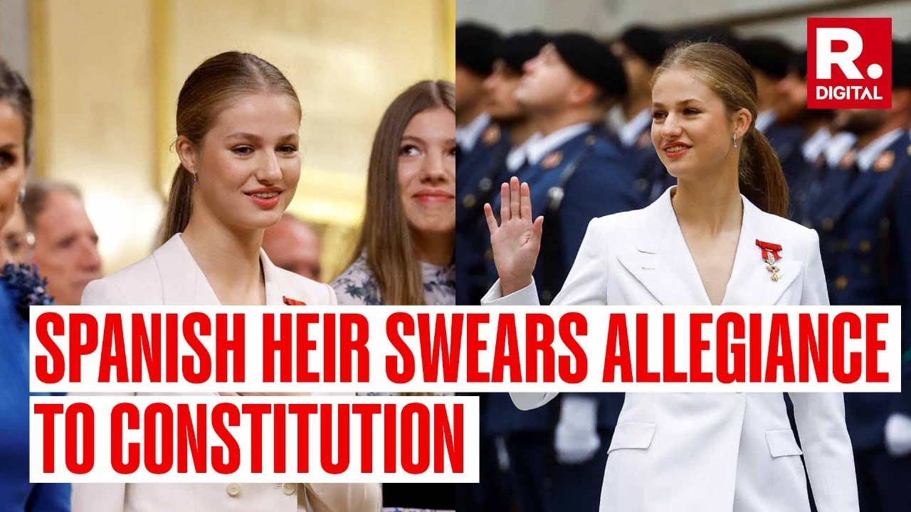 Heir to Spanish crown, Princess Leonor, swears allegiance to her ...