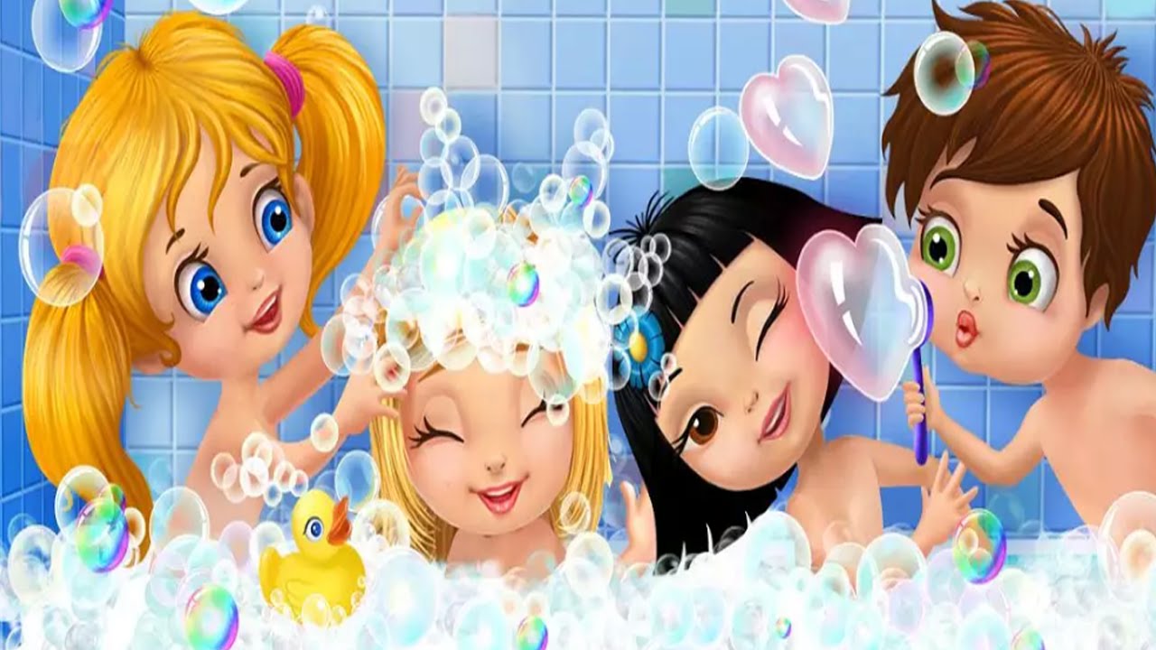 Bubble Party Crazy Clean Fun Baby Video For Kids By Bong Kids TV ...