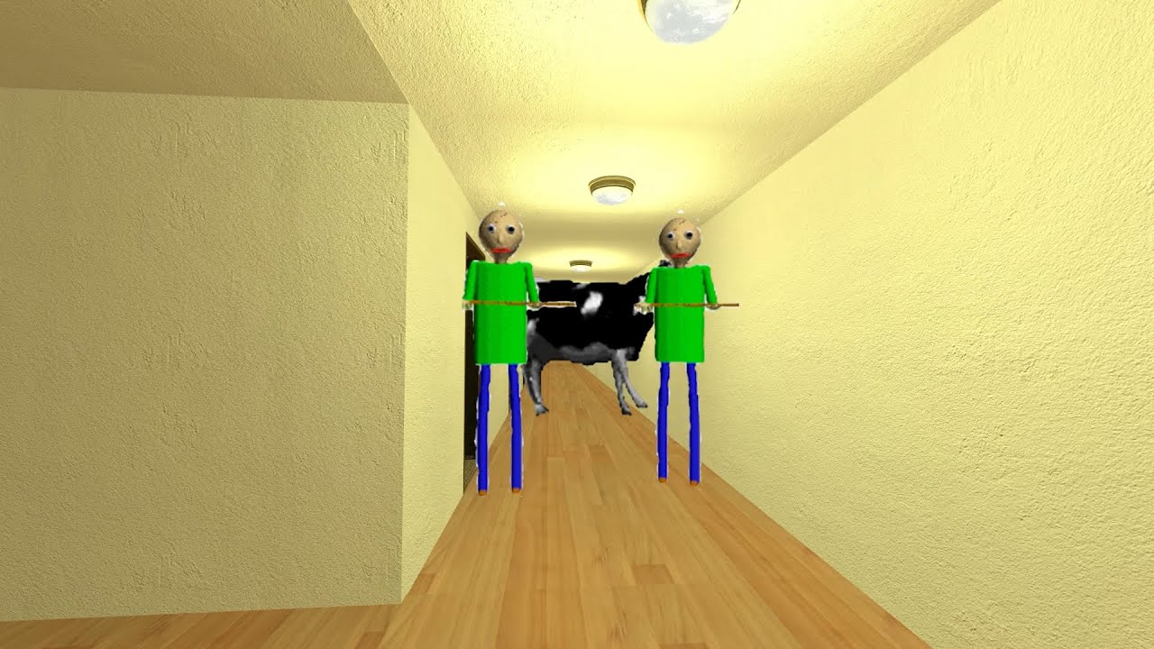 Escape Baldi, Polish cow, Family Nextbot Gmod 2 - YouTube