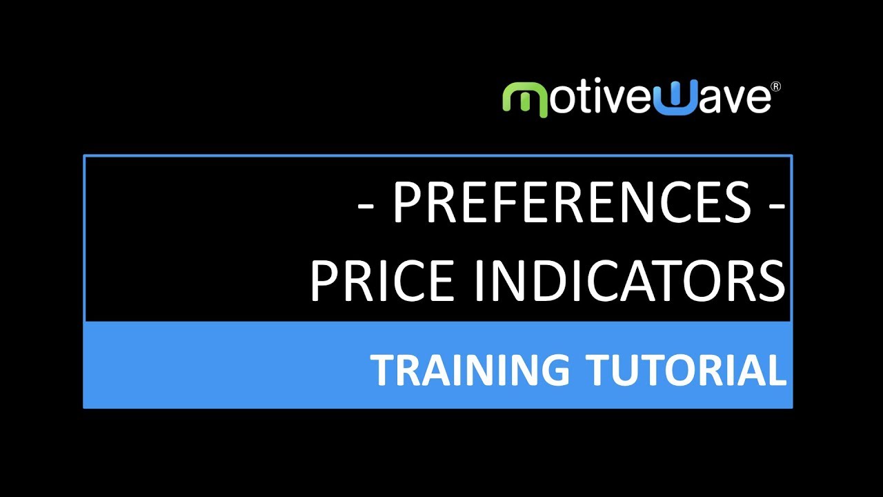 Price Indicators in the MotiveWave Trading Platform - YouTube