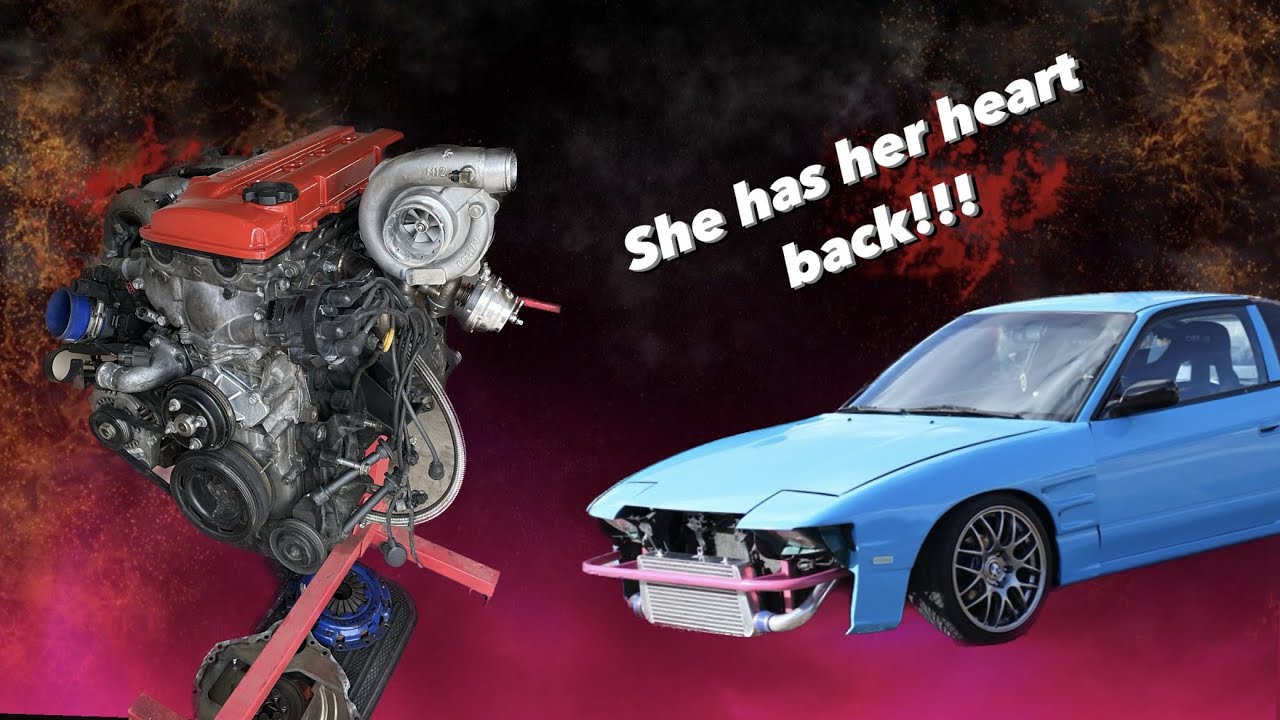 Dropping the Engine Back in the S13! - Hot Hatch Rebuild Series Part 7 ...