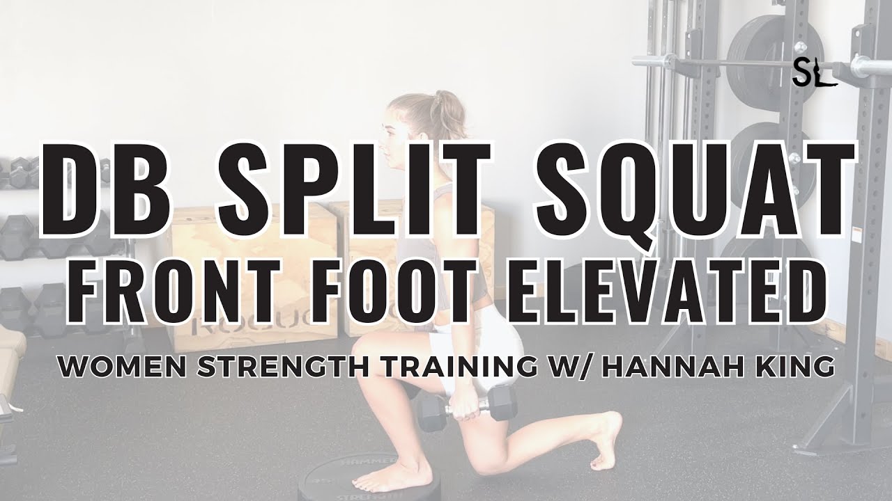 DB Split Squat | Front Foot Elevated - YouTube
