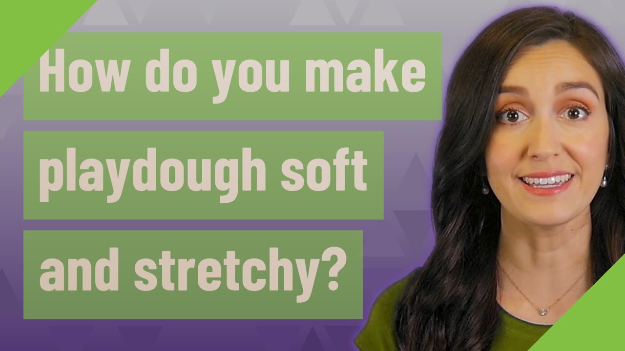 How do you make playdough soft and stretchy? - YouTube