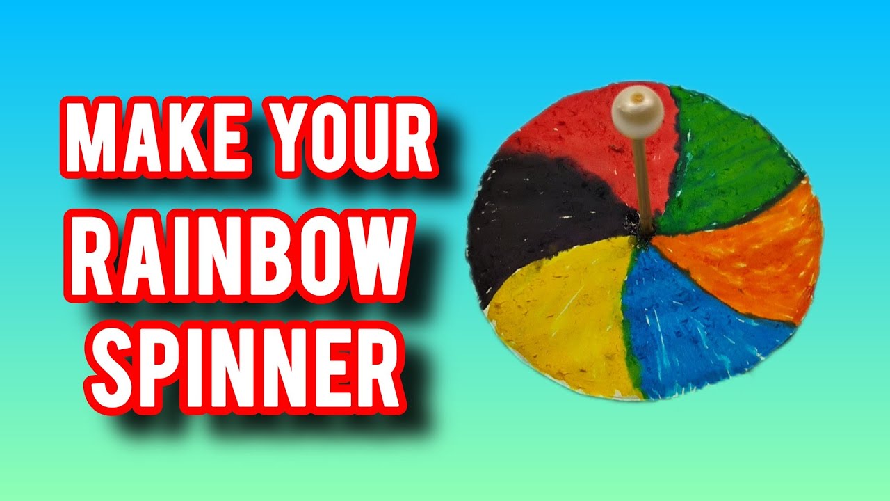 🍥🌀MAKE Your Rainbow Spinner MAGIC Happen Now!|Make a Magical Rainbow ...