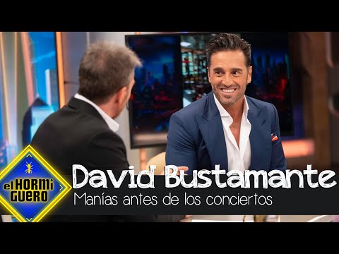 Las manías más extrañas de David Bustamante antes de sus conciertos - El Hormiguero
