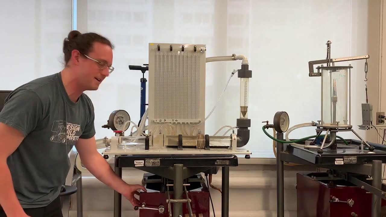 Venturi And Orifice Experimental setup - YouTube