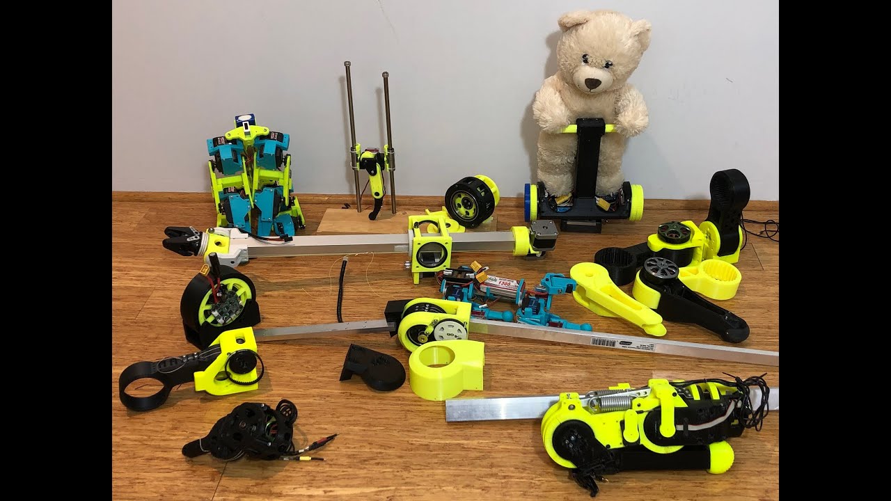 Cycloidal, Capstan, Quadrupeds, Arms - Robot updates 2021 - YouTube