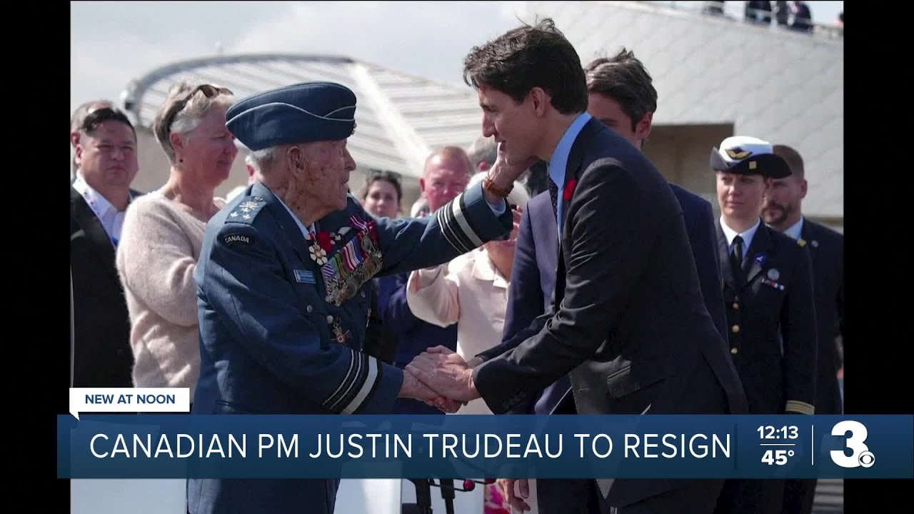 Justin Trudeau to resign as Canada's prime minster - YouTube
