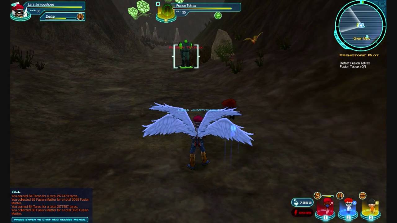 FusionFall-Level 36 Nano Mission: Prehistoric Plot (Fusion Tetrax ...