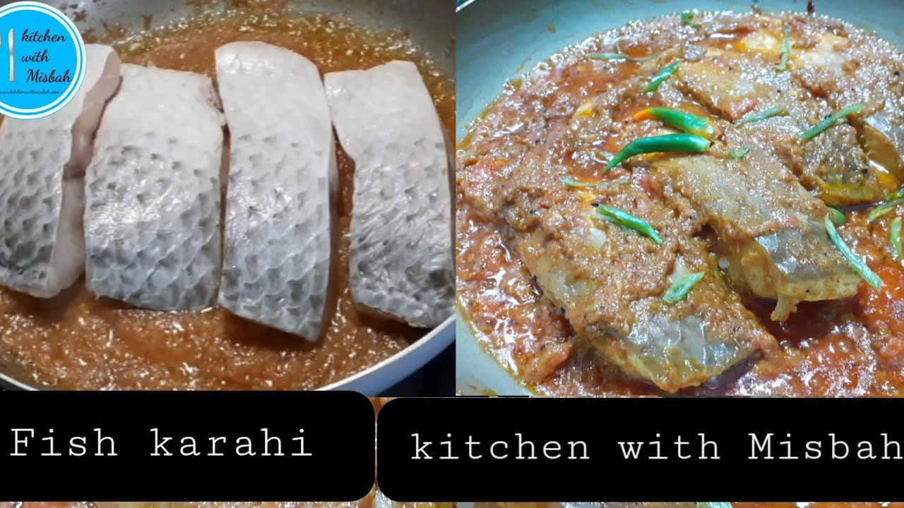 Shanwari Fish Karahi Recipe Restaurant Style | Pakistani Street food ...