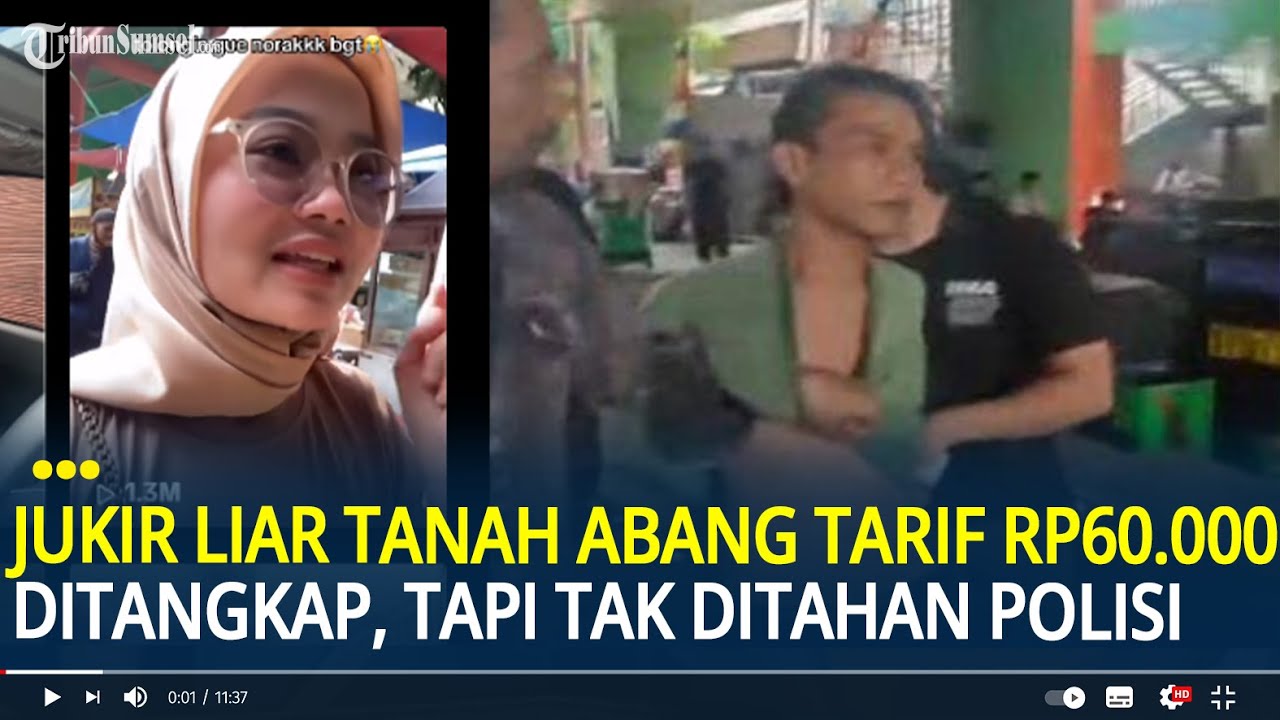 Jukir Liar Pasar Tanah Abang yang Viral Patok Tarif Rp 60.000 Ditangkap ...