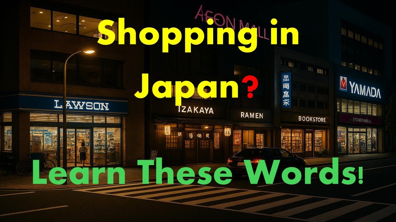 Shops & Commercial Places in Japanese – Learn Vocabulary for Daily Life ...