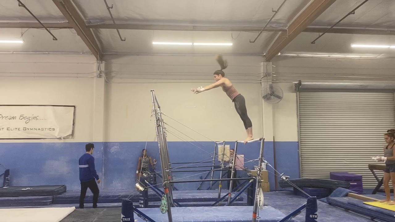 Bar Routine Practice (1) - YouTube