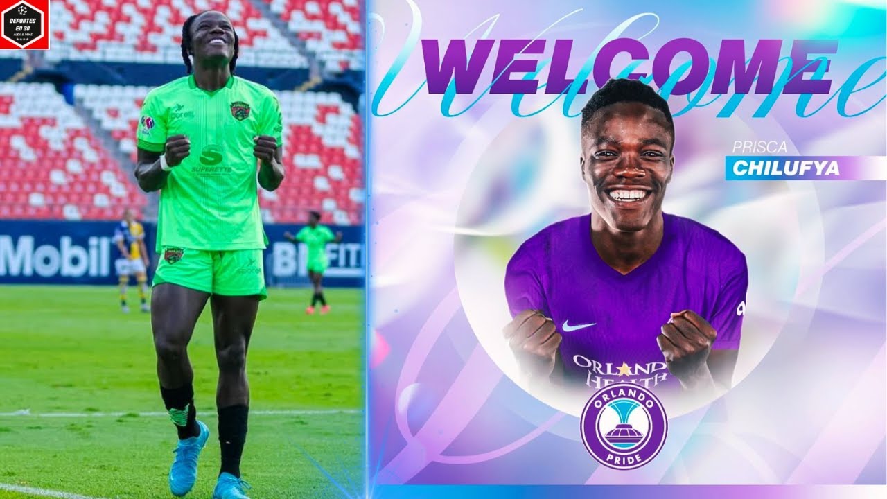 🚨PRISCA CHILUFYA ES NUEVA JUGADORA DEL ORLANDO PRIDE EN LA NWSL - YouTube