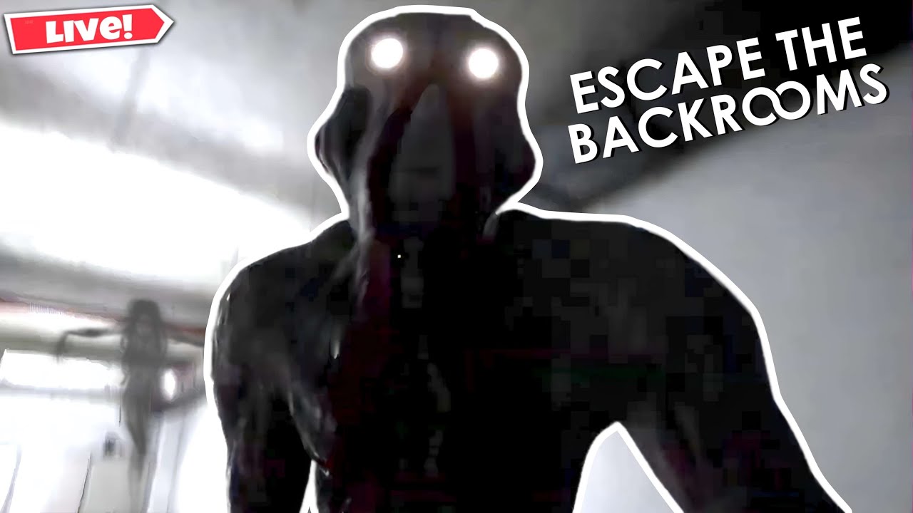 Let's Play Some Horror Game On Live || Escape The Backrooms & Minecraft ...