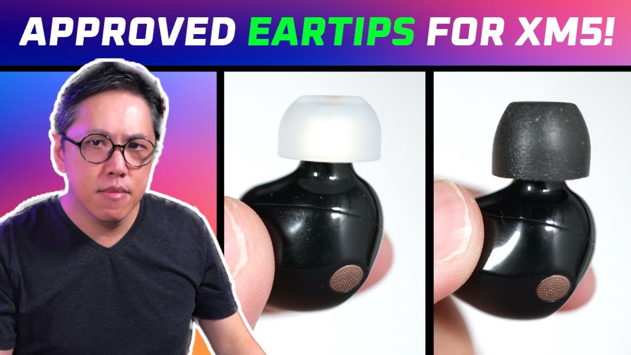 Best Sony WF-1000XM5 Eartip Replacements 👉🏻 (Silicone and Foam) - YouTube