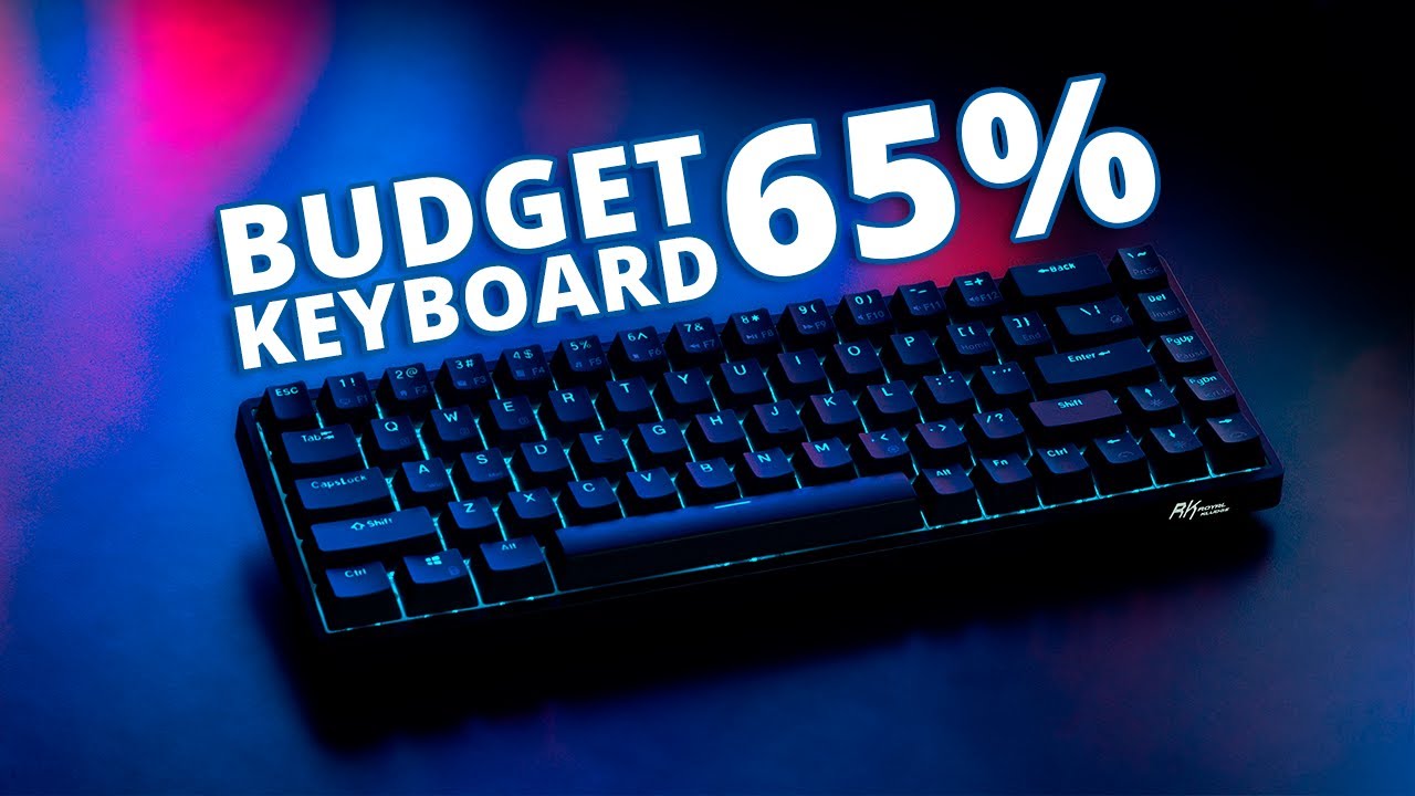 Royal Kludge RK68 Review - Best Budget 65% Gaming Keyboard - YouTube