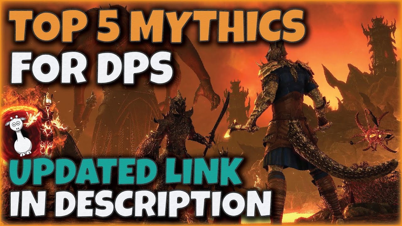 Top 5 Mythic Items for a DPS in ESO | Update Link in Description ...