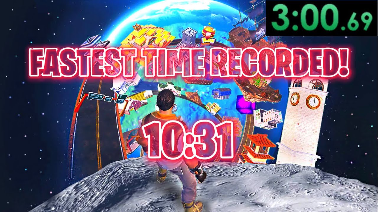ONLY UP FORTNITE FASTEST TIME EVER RECORDED (10:31) - YouTube