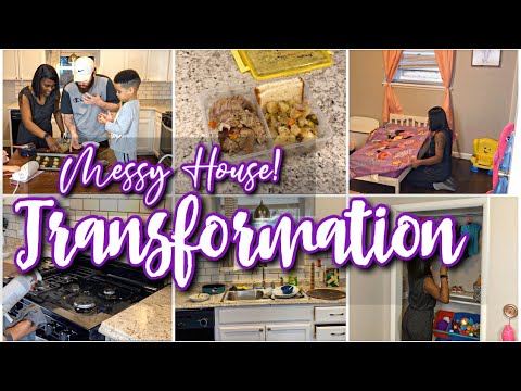 NEW! MESSY HOUSE TRANSFORMATION // REAL LIFE MESSY TRANSFORMATION ...