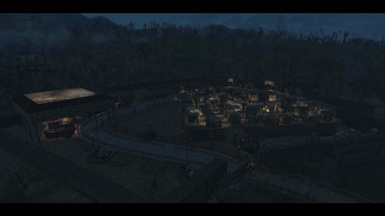 Fallout 4 Sanctuary hills With sim settlements - YouTube