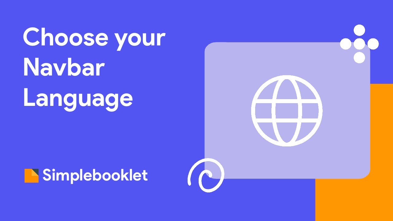 Choose your Navbar Language - YouTube