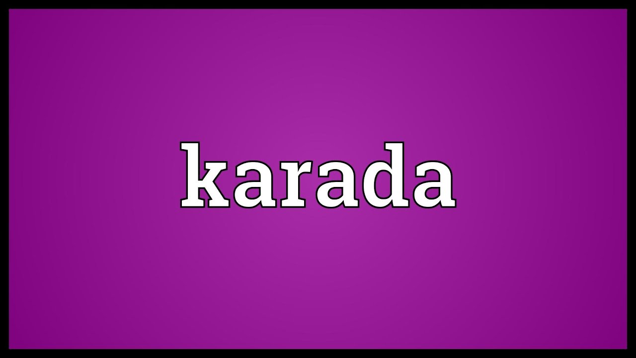 Karada Meaning - YouTube