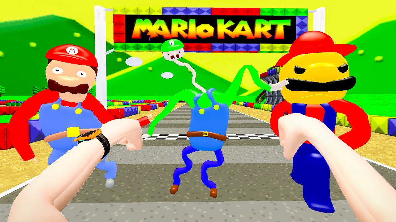 SPARTAN KICKING SUPER MARIO AND SANIC CLONES MEMES (3D MEMES) in Garry ...