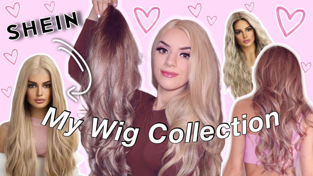 My Wig Collection & SHEIN WIG REVIEW 👱🏻‍♀️💗 - YouTube