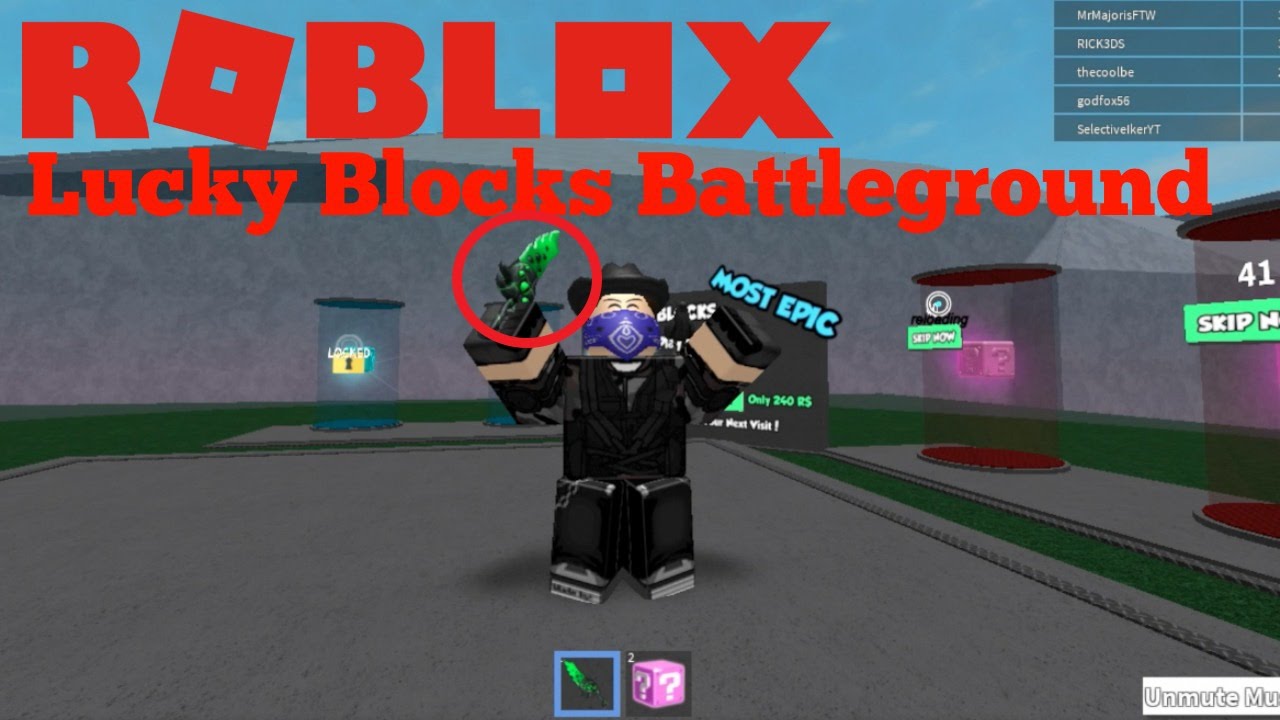 Roblox | Lucky Block Battleground | Seer Knife! - YouTube