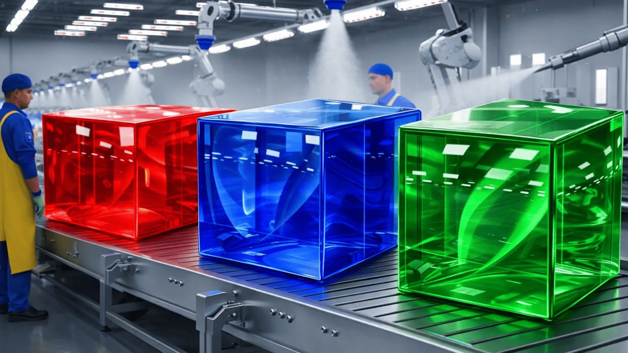 Inside the Glass Marble Factory 🔵 | From Recycled Glass to Perfect Orbs ...