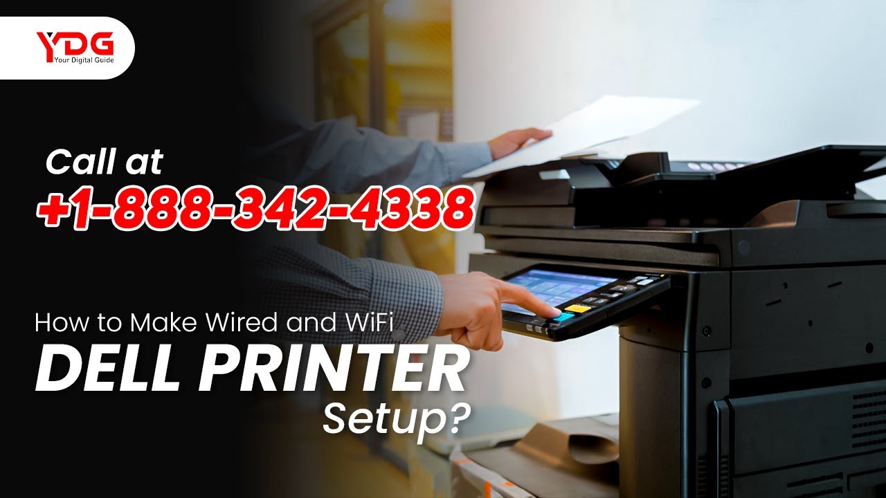 How to Make Wired and WiFi Dell Printer Setup? - YouTube