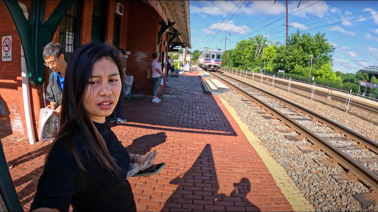Filipina FIRST Train Ride And Explores PHILADELPHIA (And The CENTRAL ...