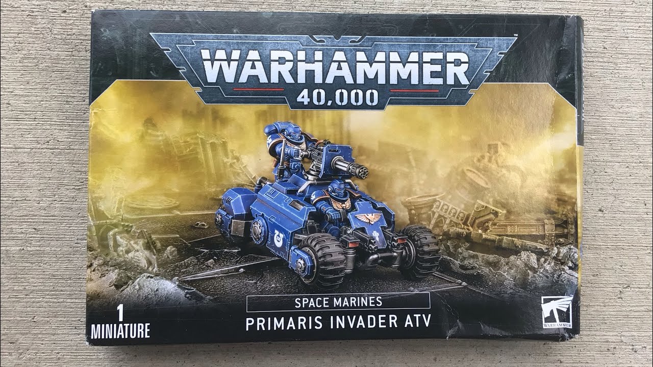 Warhammer 40000 Space Marines Primaris Invader ATV - YouTube