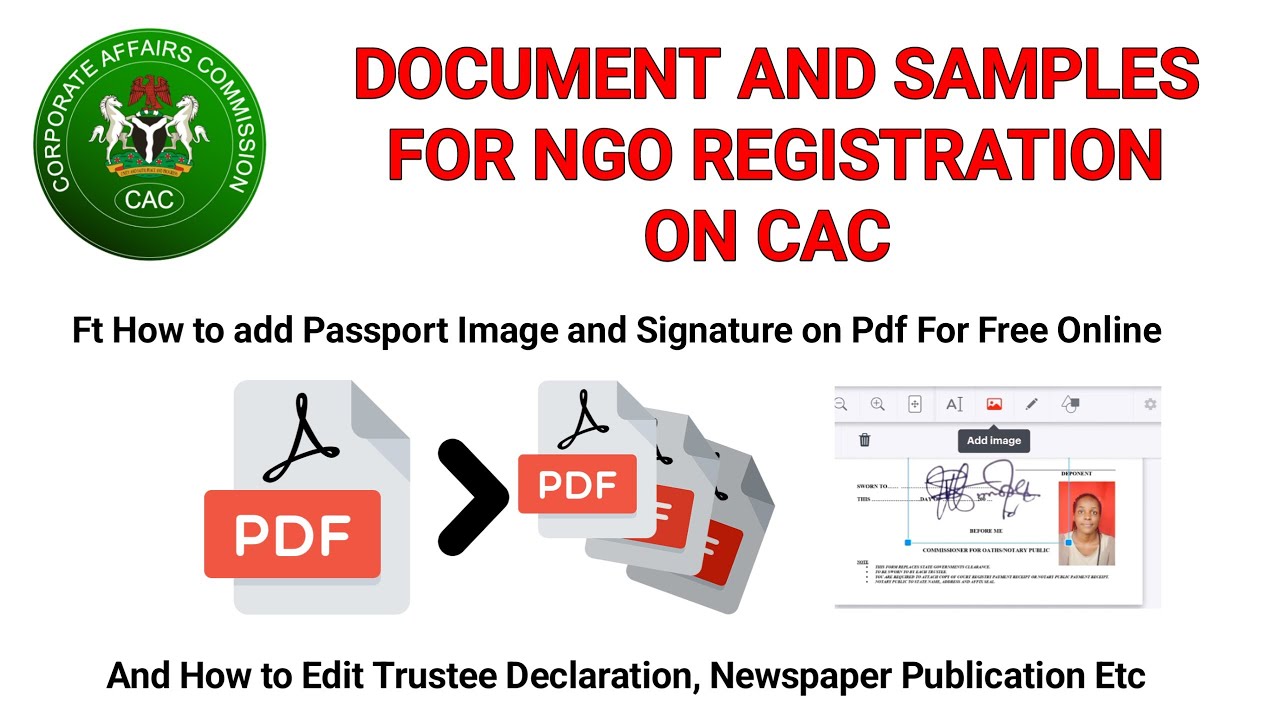 NGO's Document Requirement for a Successful Registration on CAC - Add ...