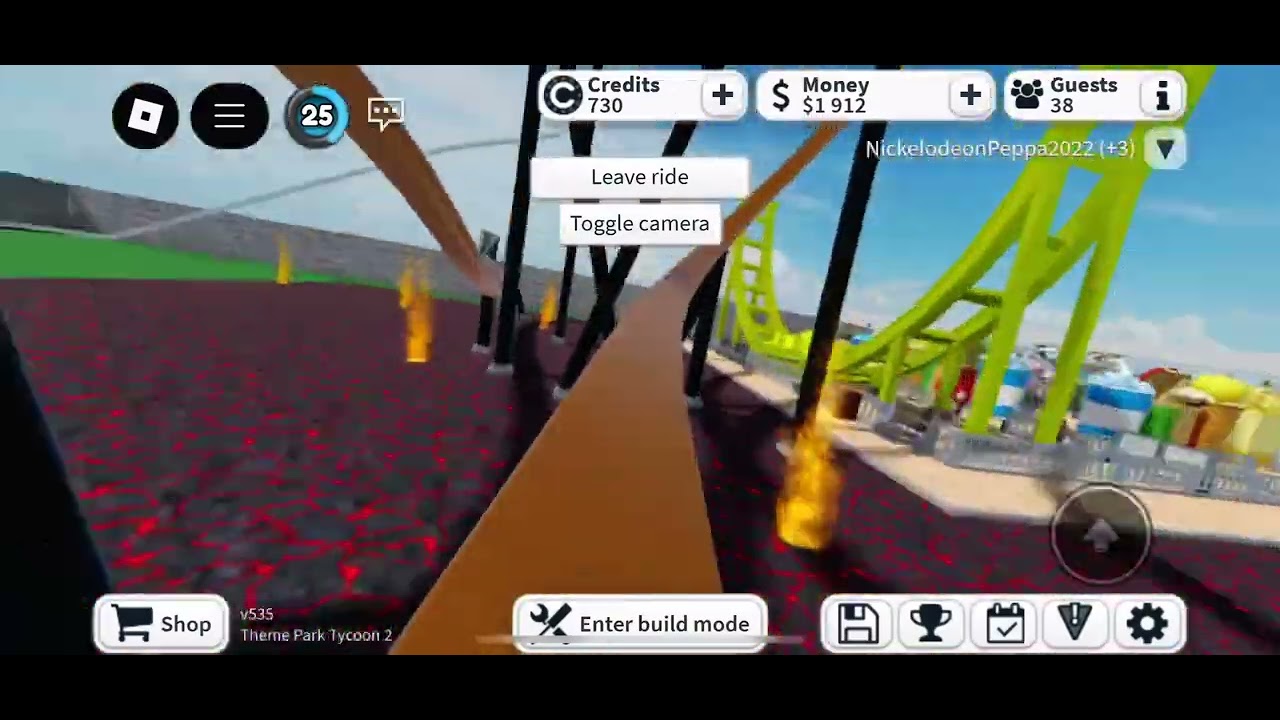 Jersey Devil POV Theme Park Tycoon 2 - YouTube