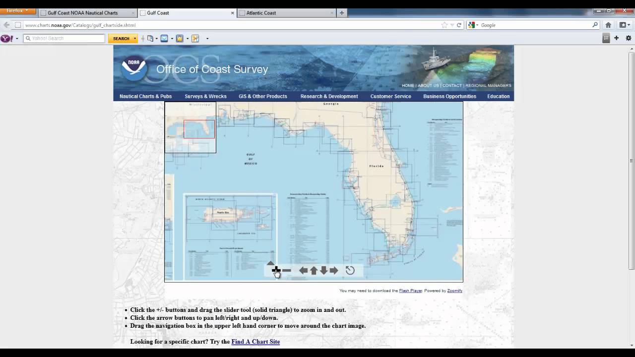 Memory Map Marine Navigation 5 Using NOAA's Catalog and Viewer - YouTube