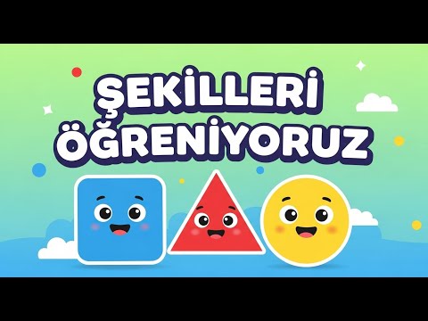 Şekillerin Dansı | Eğitici Çocuk Şarkıları | Kare, Üçgen, Daire Öğreniyoruz