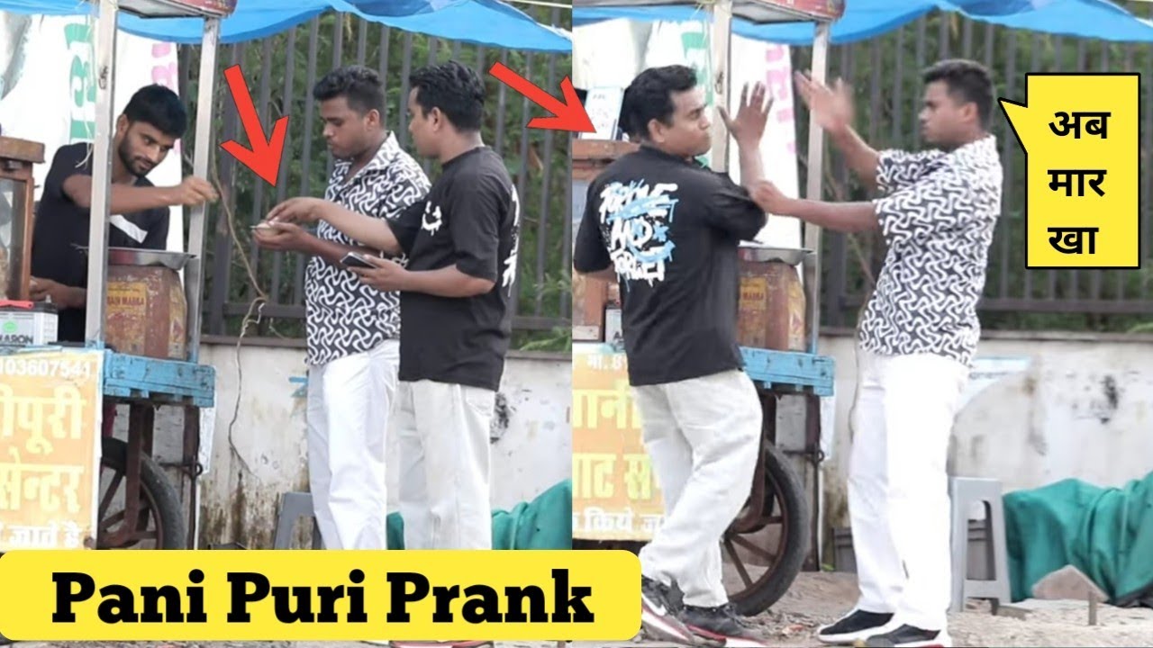 Pani Puri Prank with twist | Fajitatv | Pranks in India 2024 - YouTube