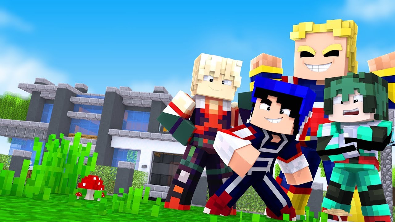 Minecraft : COMEÇAMOS A BASE DOS HEROIS - BOKU NO HERO Ep.14 « Nitro ...