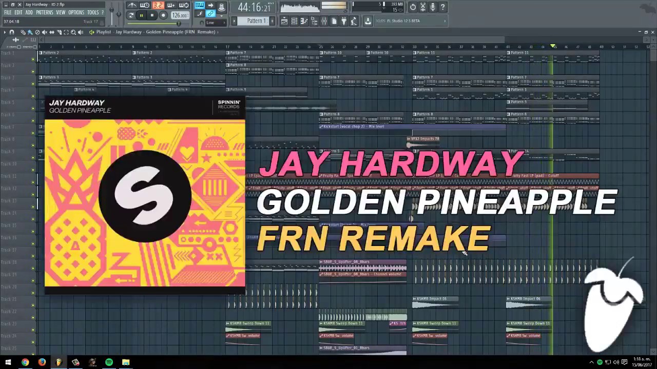Jay Hardway - Golden Pineapple [FL Studio Remake + FREE FLP] - YouTube